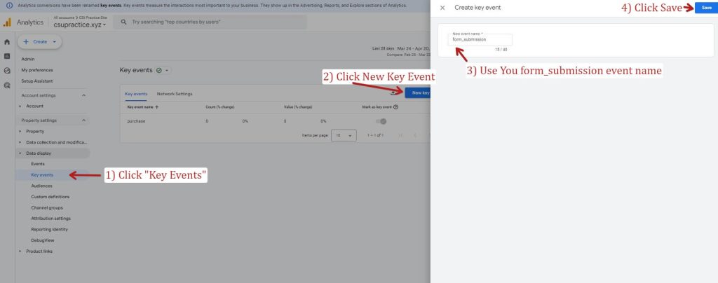 How To Track A Contact Form 7 Conversion With Google Analytics 4 And ...